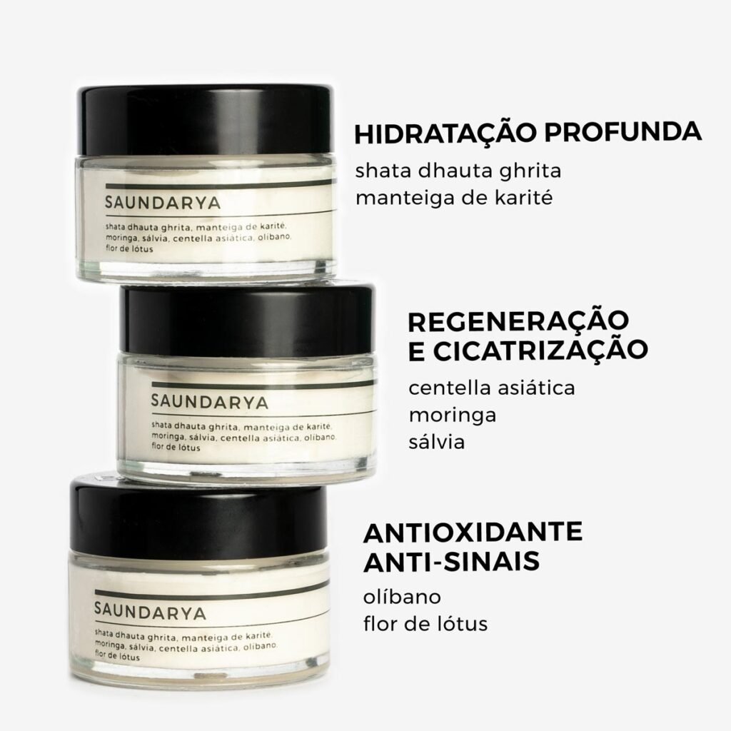 Saundarya • Hidratante Facial Nutritivo e Reparador | AYURVEDA SIMPLES®